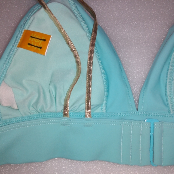 Hop Lun | Swim | Bikini Top Turquoise S | Poshmark